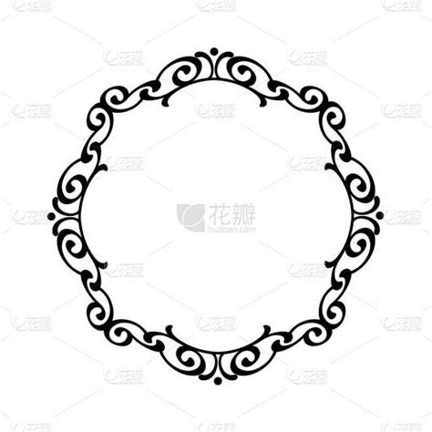 矢量复古框架。矢量图