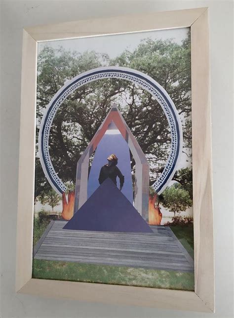 Cuadro Collage Analógico 20 X 30 Obra Original Analogico