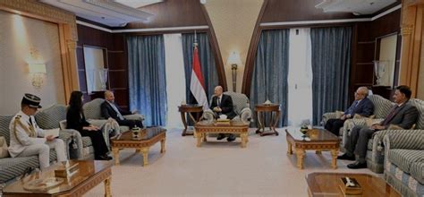 رئيس مجلس القيادة الرئاسي يستقبل السفير الفرنسي