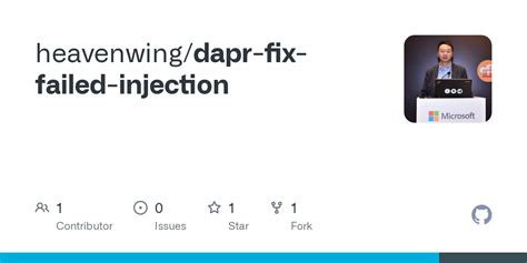 Github Heavenwingdapr Fix Failed Injection