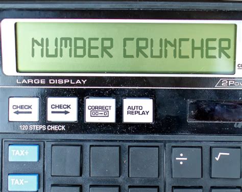 Number Cruncher By TheSticky Studio