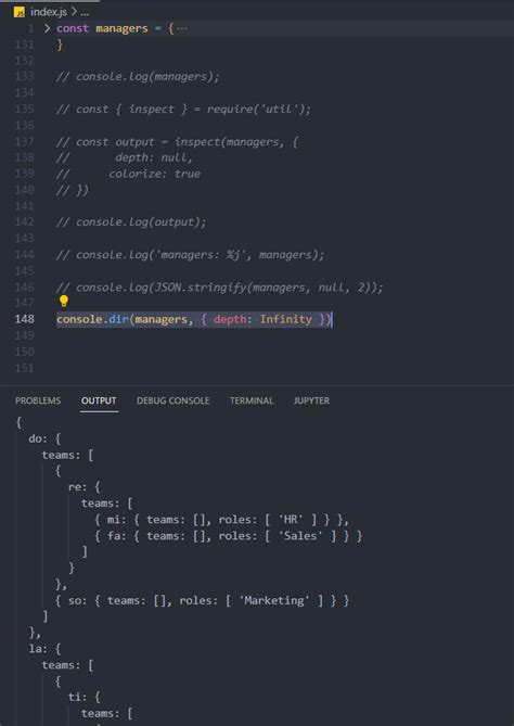 how to log an object in node js [practical examples] golinuxcloud
