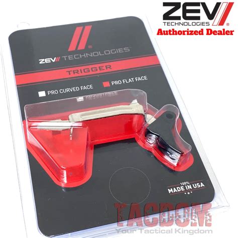 Zev Pro Flat Face Trigger Bar For Gen 1 4 Glock 17 19 22 23 26 27 32 33