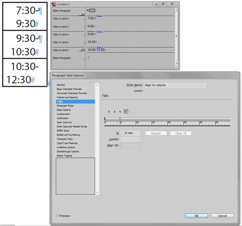 solved can you align time on a colon using tabs within a adobe support community 8736948