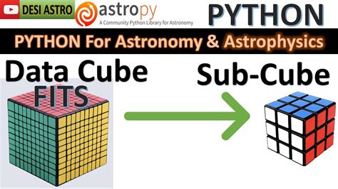Astropy Python Create Sub Cube Data From Data Cube Python Data