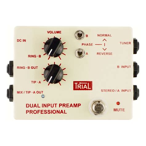 Dual Input Preamp Trial