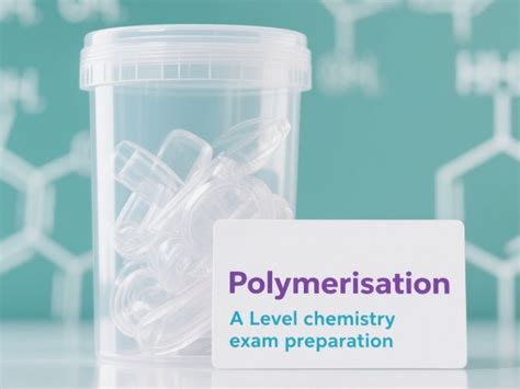 A Level Topic Question Polymerisation Teaching Resources