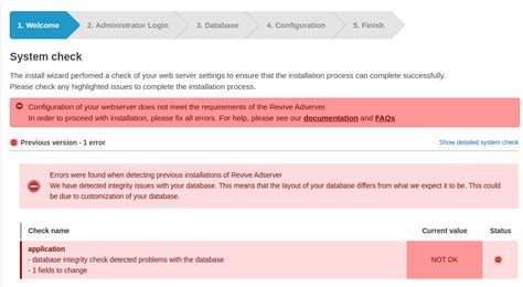 php revive ad can t upgrade stack overflow