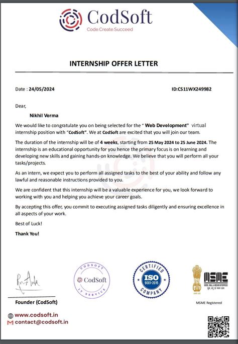 nikhil verma on linkedin webdevelopment codsoftinternship codsoft
