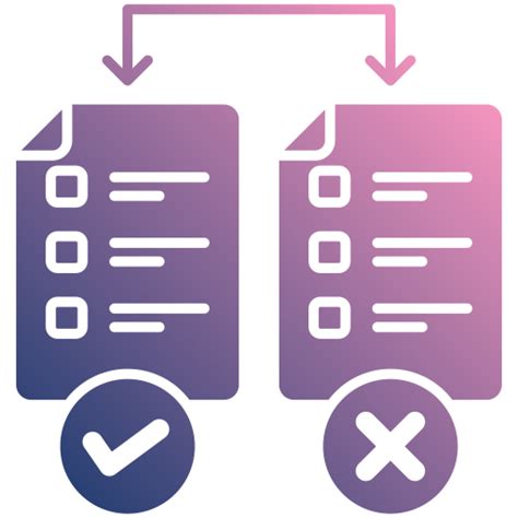 Comparison Generic Gradient Fill Icon