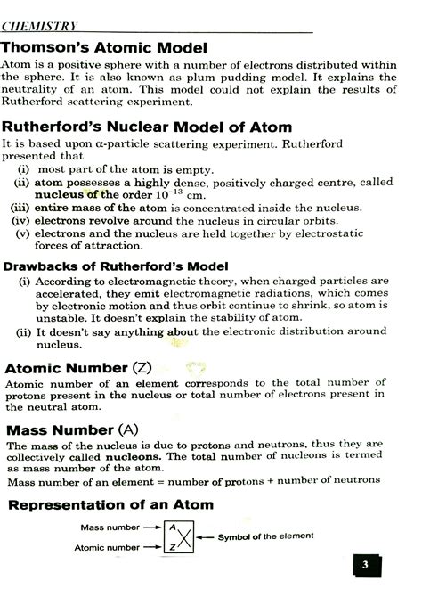 SOLUTION Atomic Structure Chemistry Class 11 Studypool
