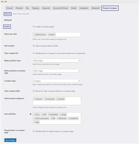 How To Enabledisable Product Comparison On Your Store By Woocommerce Product Compare