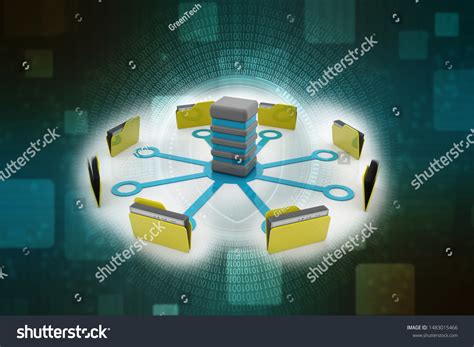 Computer Network Data Sharing Data Sharing Stock Illustration 1483015466 Shutterstock