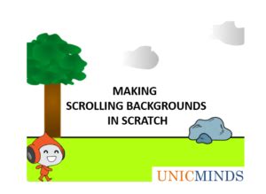 Making A Scrolling Background In Scratch UnicMinds
