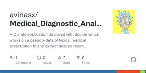 GitHub Avinasx Medical Diagnostic Analysis A Django Application Deployed With Docker Which