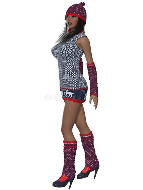 Winter Wear Stock Illustration Illustration Of Beauty 45261417