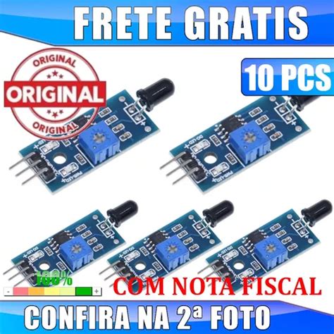 10 Un Sensor Detector De Chama Fogo Flame Detector Arduino