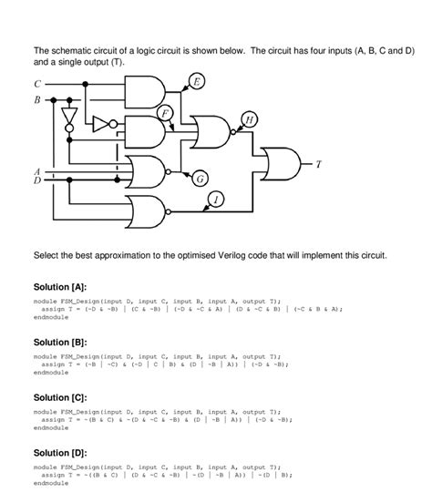 the schematic circuit of a logic circuit is shown below the circuit has