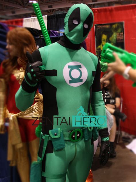 Green Deadpool Cosplay