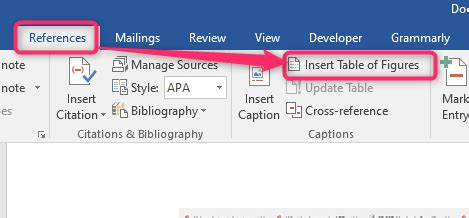 How To Add A List Of Tables In Word Docs Tutorial