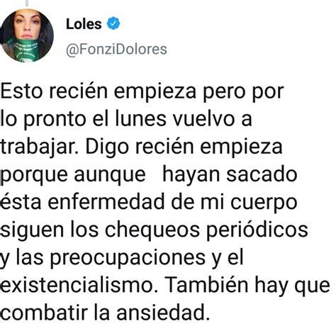 La Revelación De Dolores Fonzi Sobre Su Mastectomía Plantea La