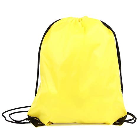 Nylon Drawstring Bag With Printing Drawstring Backpack Sling Bag