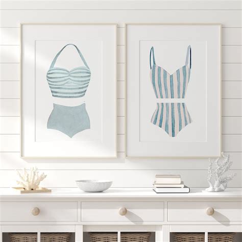 Bathing Suit Art Etsy