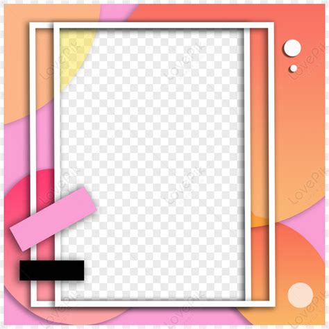 추상 소셜 미디어 일러스트 기하학 테두리카드장식 Png 일러스트 무료 다운로드 Lovepik