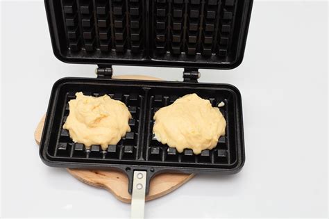 와플팬 바삭한 와플만들기