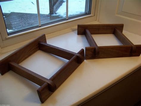 Pioneer Hpm 100 Speaker Stands Made Of Solid Walnut Free Etsy
