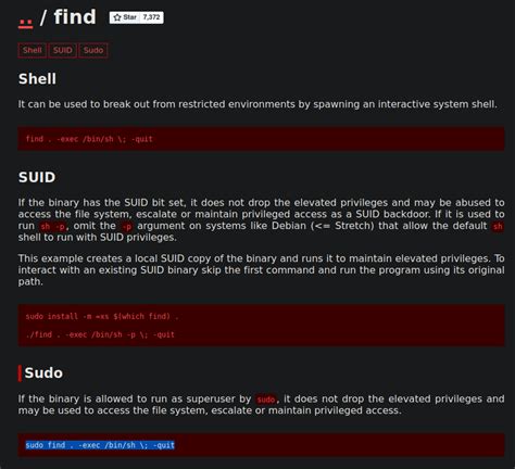 Sudo Shell Escape Sequences The Cyberclopaedia