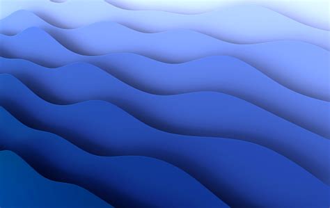 블루 종이 예술 만화 추상파도 종이 조각 배경을 접어 현대 종이 접기 디자인 템플릿입니다 3d 렌더링 그림 0명에 대한 스톡 사진 및 기타 이미지 Istock