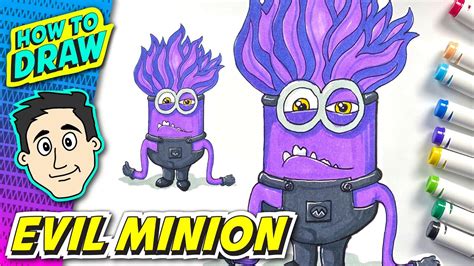 How To Draw A Minion From Despicable Me 2 Step By Step