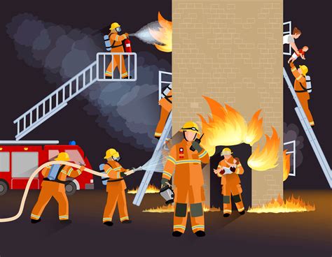 Firefighter Putting Out A Fire Cartoon Gifposter The Best Porn Website