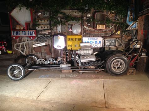 Vintage Dragster Frame Ft Axle Etc The H A M B
