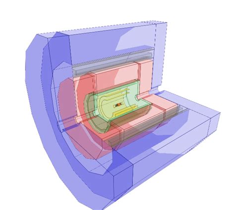 Illustration Of The Full Detector From The Geant 4 Model Different