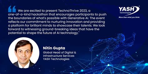 sandeep pattnaik prince2® csm® on linkedin yash technologies launches technothrive 2023