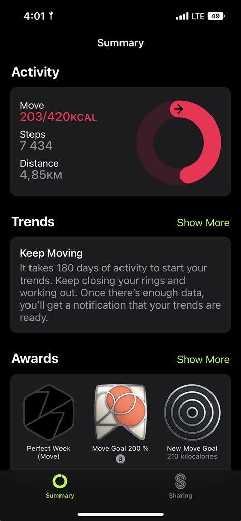 Fitness App Does Not Refresh Correctly Rios
