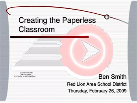 Ppt Creating The Paperless Classroom Powerpoint Presentation Free Download Id5677369