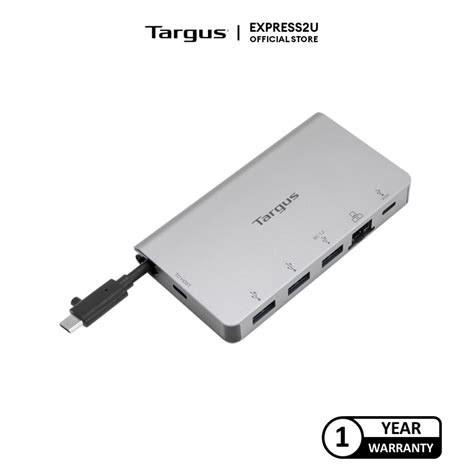 TARGUS ADAPTER USB C MULTI PORT HUB WITH ETHERNET ADAPTER AND 100W POWER DELIVERY ACA951