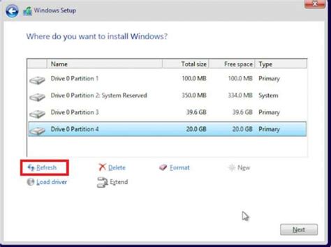 Lỗi Windows Cannot Be Installed To This Disk The Selected Disk Has An