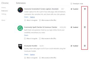 How To Disable Or Remove Google Chrome Extensions