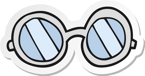 Sticker Of A Cartoon Glasses 45249368 Png