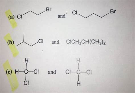 Solved Organic Chem IConsider Each Pair Of Structural Chegg