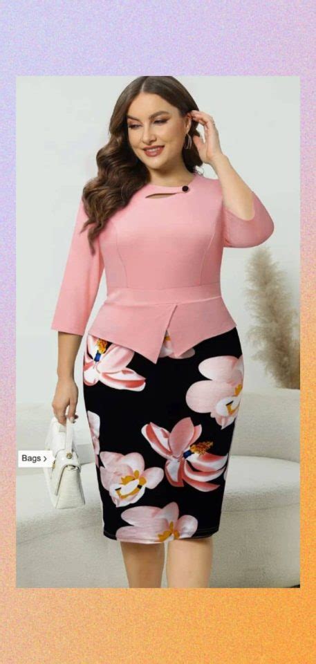 13 Plus Size Peplum Dresses With Sleeves 1 Useful Tool To Look Good ️👇🏼