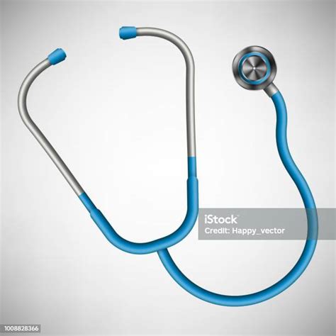 의료 의료 청진 기 투명 한 배경에 고립의 크리에이 티브 벡터 일러스트 아트 디자인 의학 장비입니다 추상 개념 그래픽 요소 의사에 대한 스톡 벡터 아트 및 기타 이미지