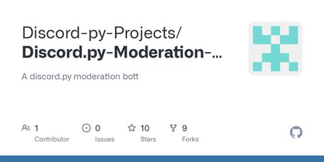 GitHub Discord Py Projects Discord Py Moderation Bot A Discord Py Moderation Bott