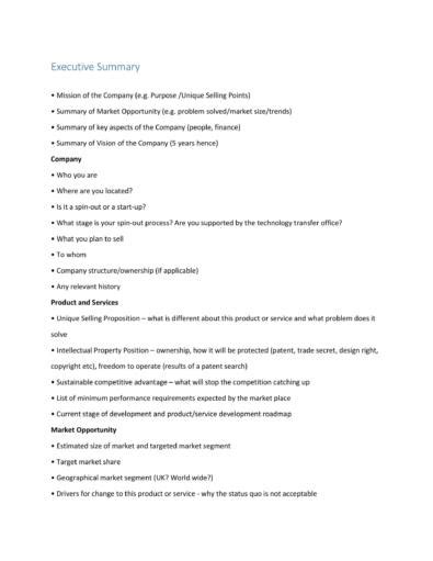 Perfect Executive Summary Examples Templates ᐅ TemplateLab