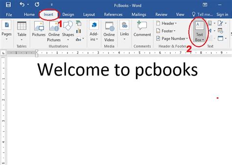 Microsoft Word Tutorial Using Of Textbox