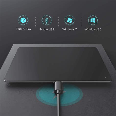 Wired Usb Touchpad High Precision Computer Trackpad Mouse Portable Touch Pad For Windows 10
